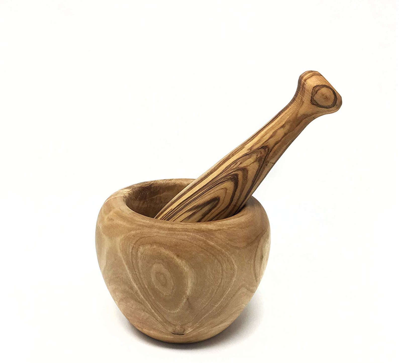 Aramedia Mortar and Pestle Olive Wood Tunisian Handicrafts - Etsy