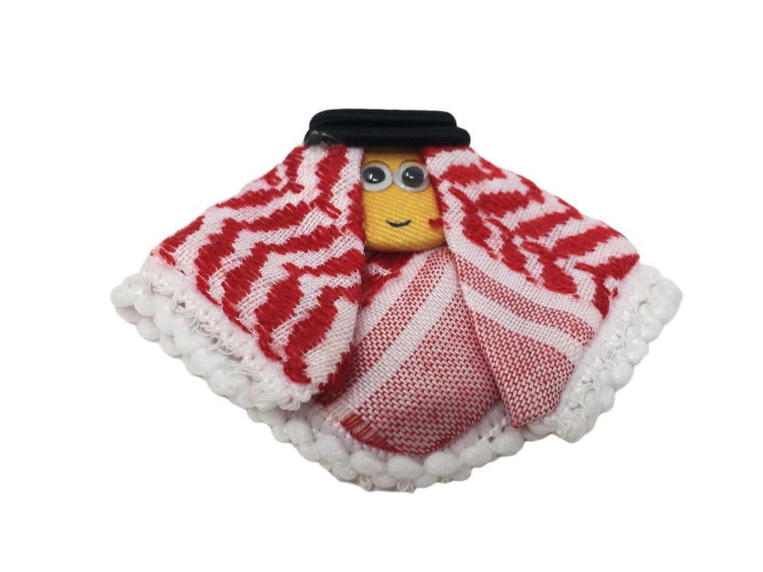 Mini Arab Man - (keffiyeh) - Handmade and Hand Stitched - 100% Cotton ...