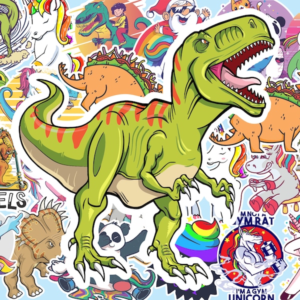 T Rex Sticker - Etsy