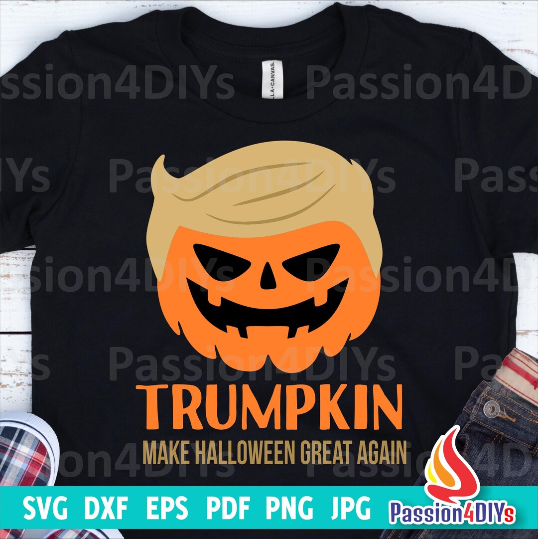 Trumpkin Svg, Pumpkin Svg, Trump 2024 Svg, Make America Great Again Svg ...