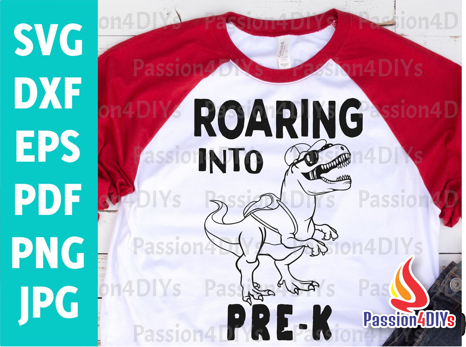 Roaring Into Pre-k Svg Back to School Svg Roaring Into Pre-k | Etsy