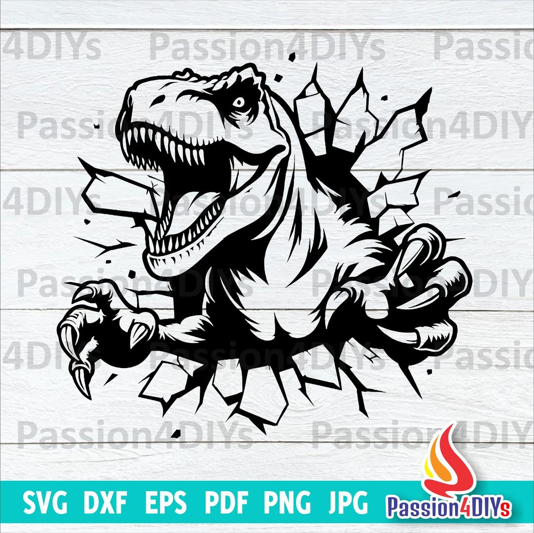 T Rex Svg, T Rex Scratch Svg, Dinosaur Tyrannosaurus Shirt Design ...