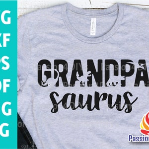 Grandpa Svg, Grandpa Saurus Svg, Dinosaur Grandpa Svg, Daddysaurus Rex ...