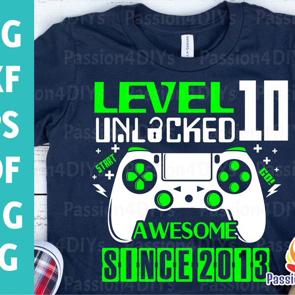 Level 10 Unlocked Png - Etsy