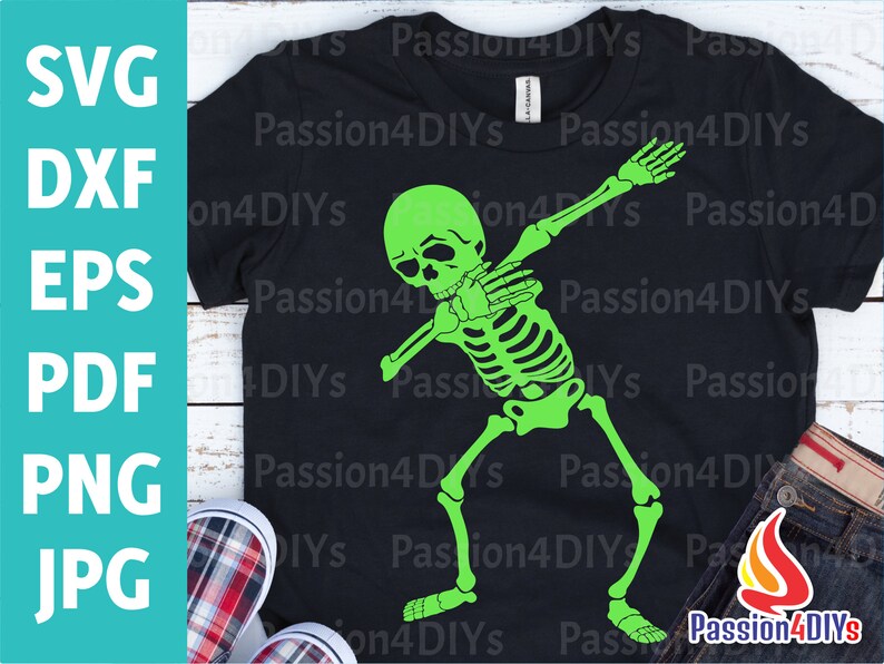 Dabbing Skeleton Svg Halloween Skeleton Svg Halloween Svg | Etsy
