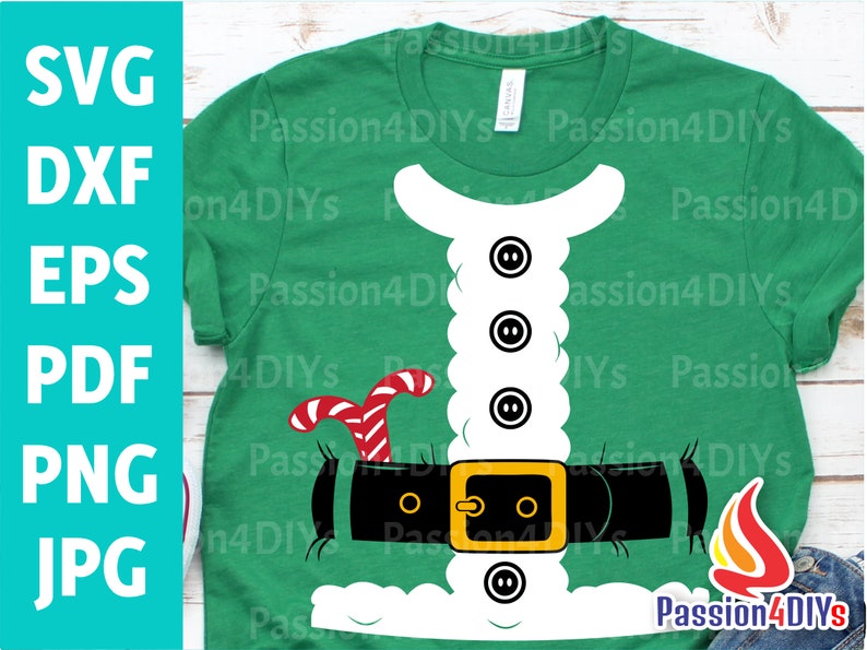 Christmas Svg Santa Costume Svg Santa Outfit Svg Santa Suit - Etsy