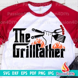 The Grillfather Svg, Father’s Day Grill Master Svg Eps - Digital Ready ...