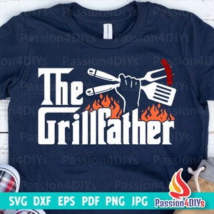 The Grillfather Svg, Father’s Day Grill Master Svg Eps - Digital Ready ...