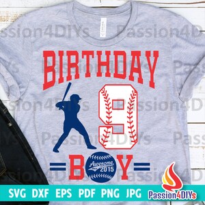 Baseball Birthday Boy 9 Svg, 9th Birthday 2015 Baseball Lover Png ...