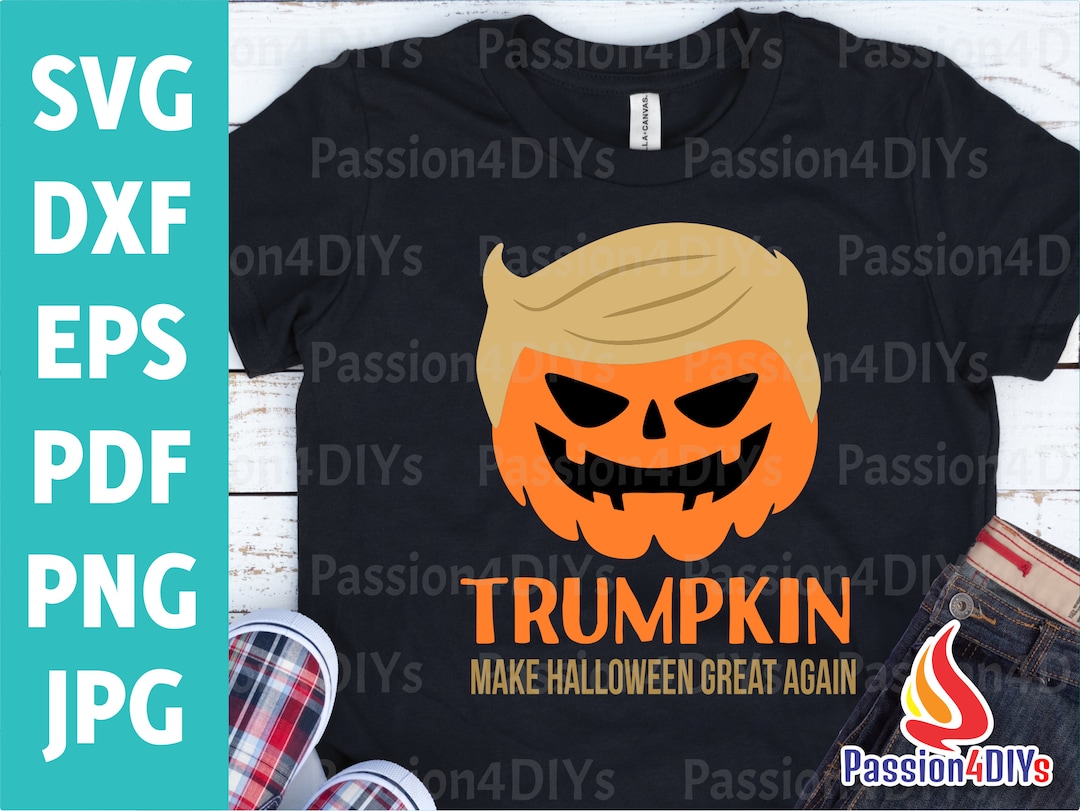 Trumpkin Svg, Pumpkin Svg, Trump 2024 Svg, Make America Great Again Svg ...