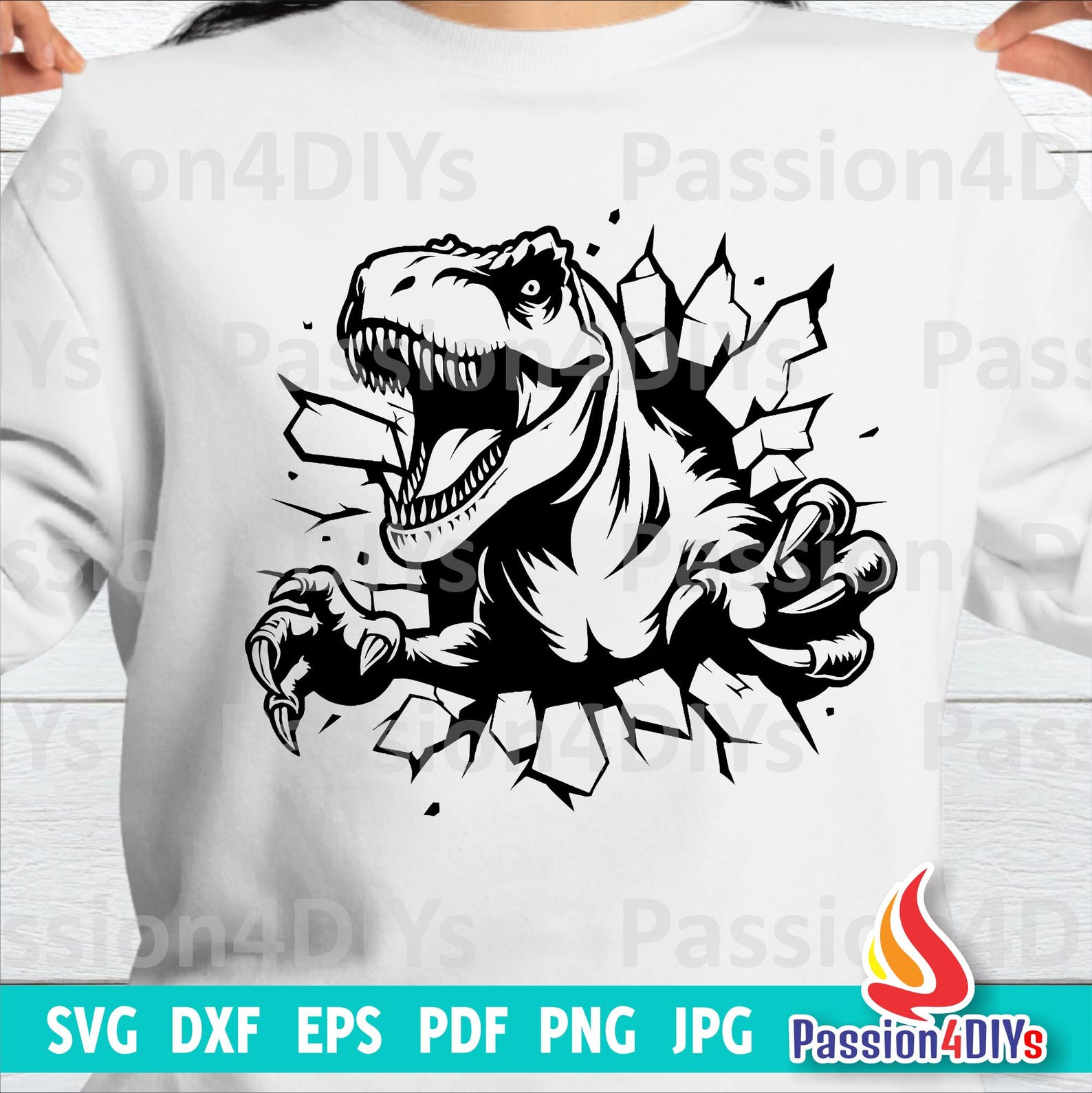 T Rex Svg, T Rex Scratch Svg, Dinosaur Tyrannosaurus Shirt Design ...