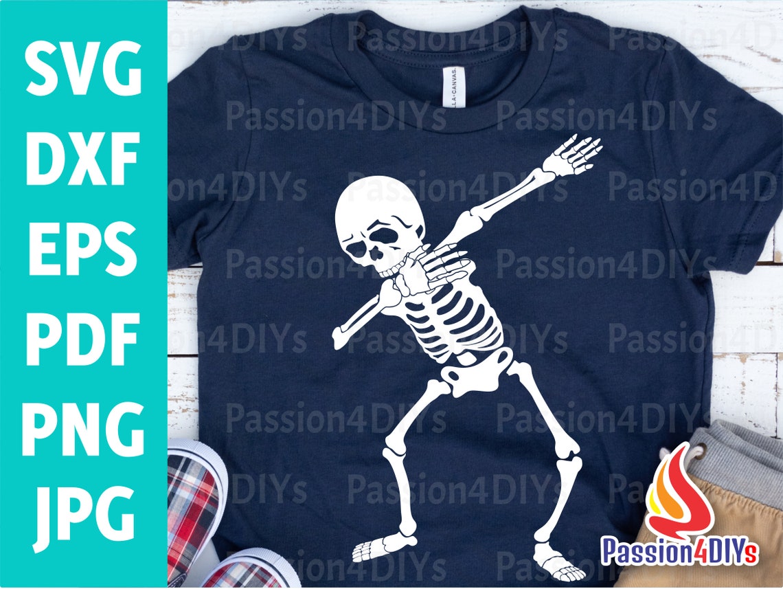 Dabbing Skeleton Svg Halloween Skeleton Svg Halloween Svg - Etsy
