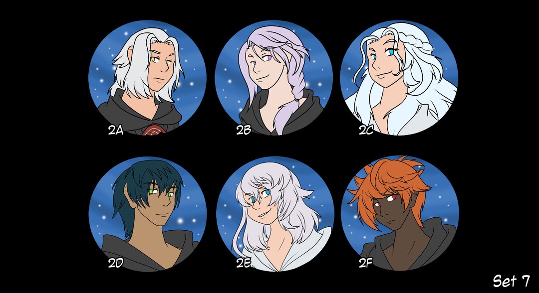 FFXIV Portrait Buttons (EW) - Etsy