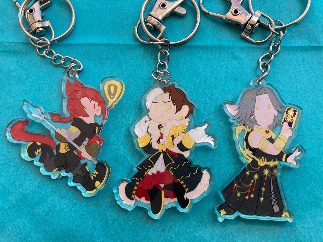 FFXIV 2" Chibi Keychains (single-sided) - Etsy