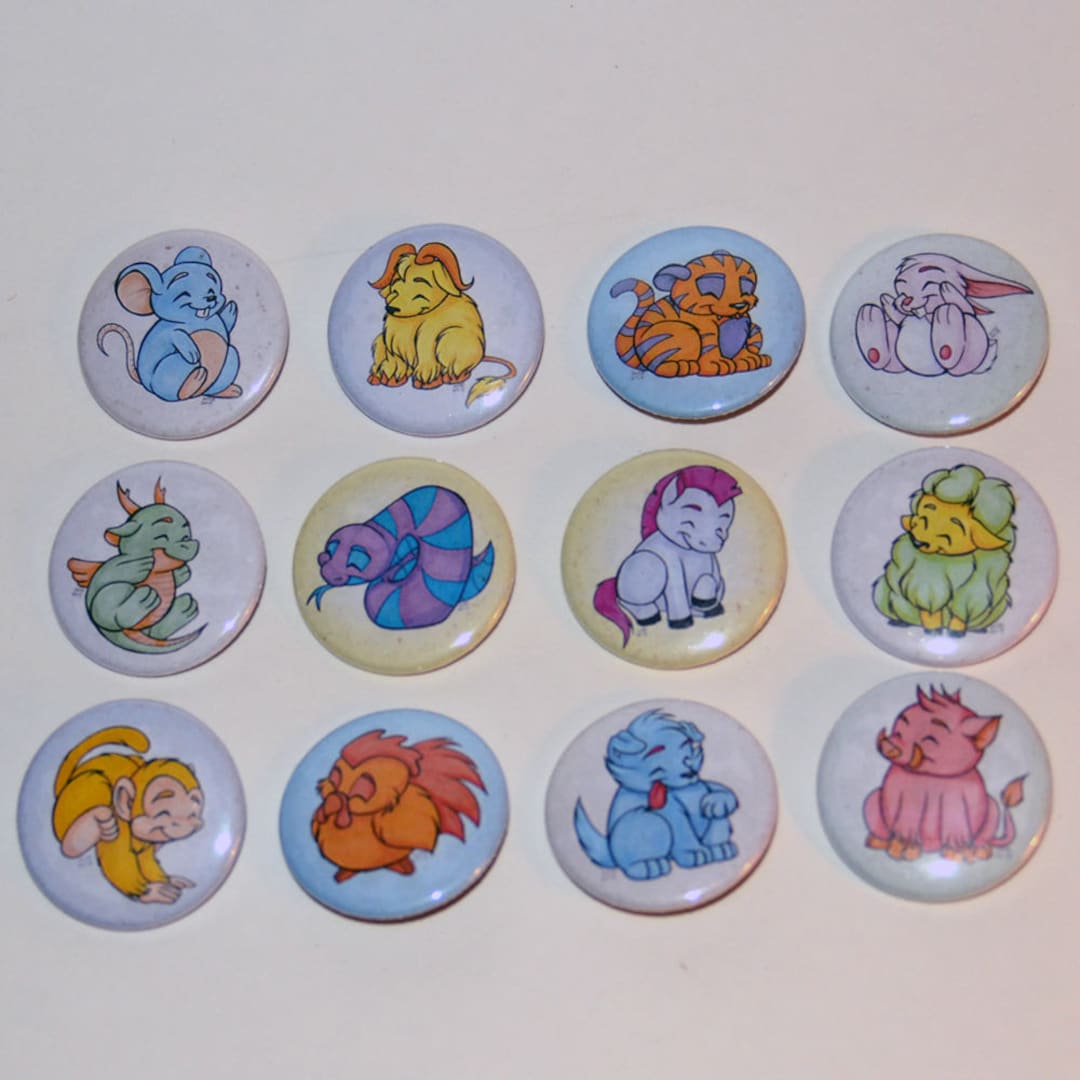 Chinese Zodiac Buttons - Etsy