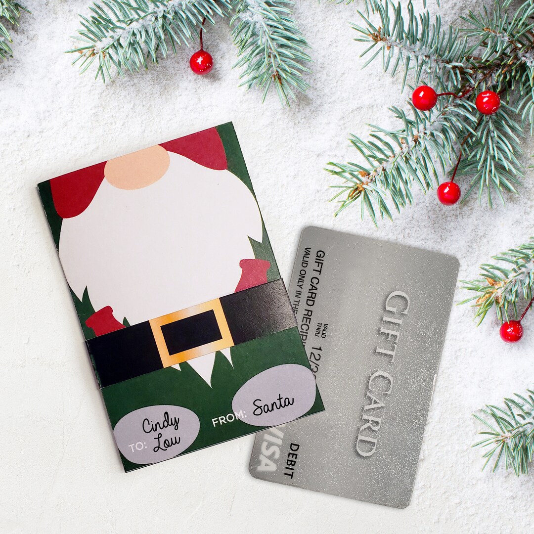 Gnome Gift Card Holder / Printable / DIY / Holiday / Gift Giving / Easy ...