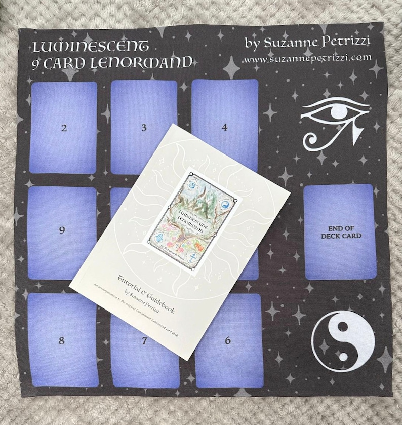 9 Card Lenormand Cloth - Etsy