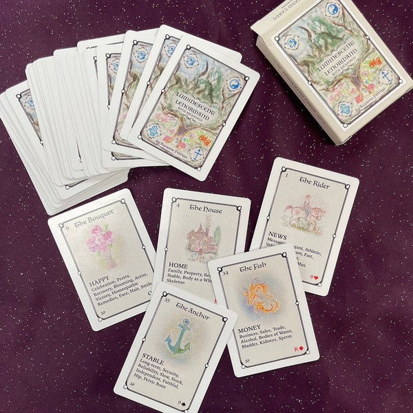 Lenormand Cards With Meanings - Etsy
