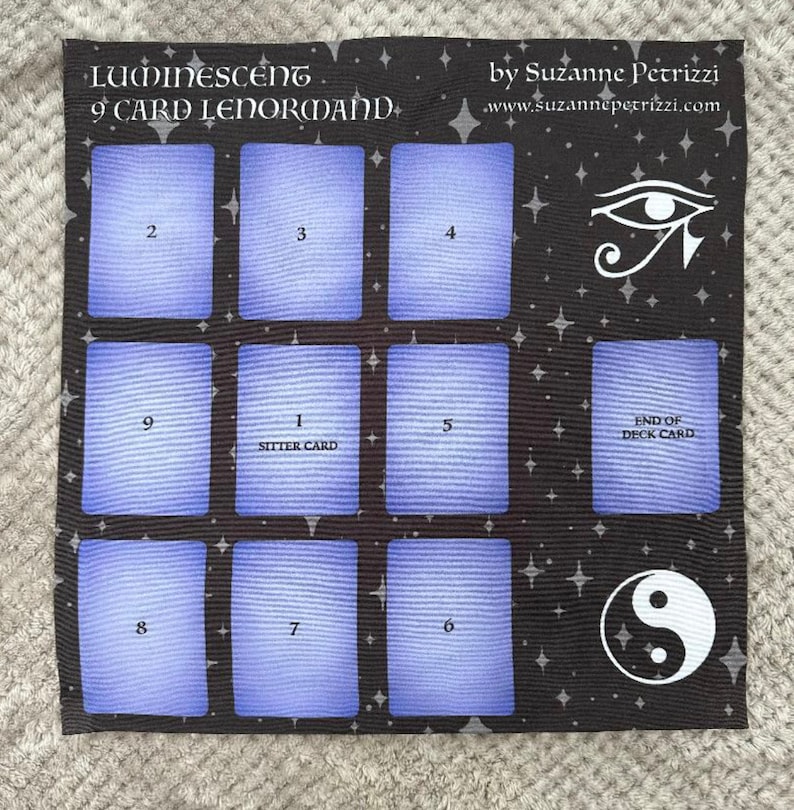9 Card Lenormand Cloth - Etsy