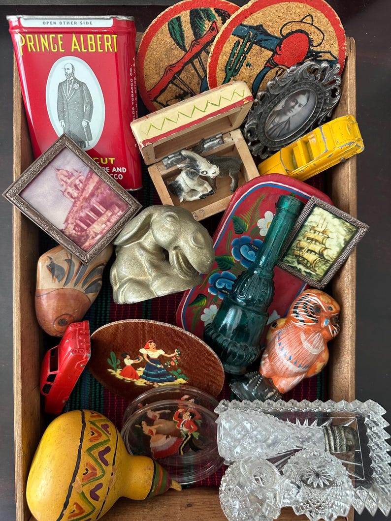 Vintage Trinkets & Treasures- Junk Drawer Items - Assorted Minis ...