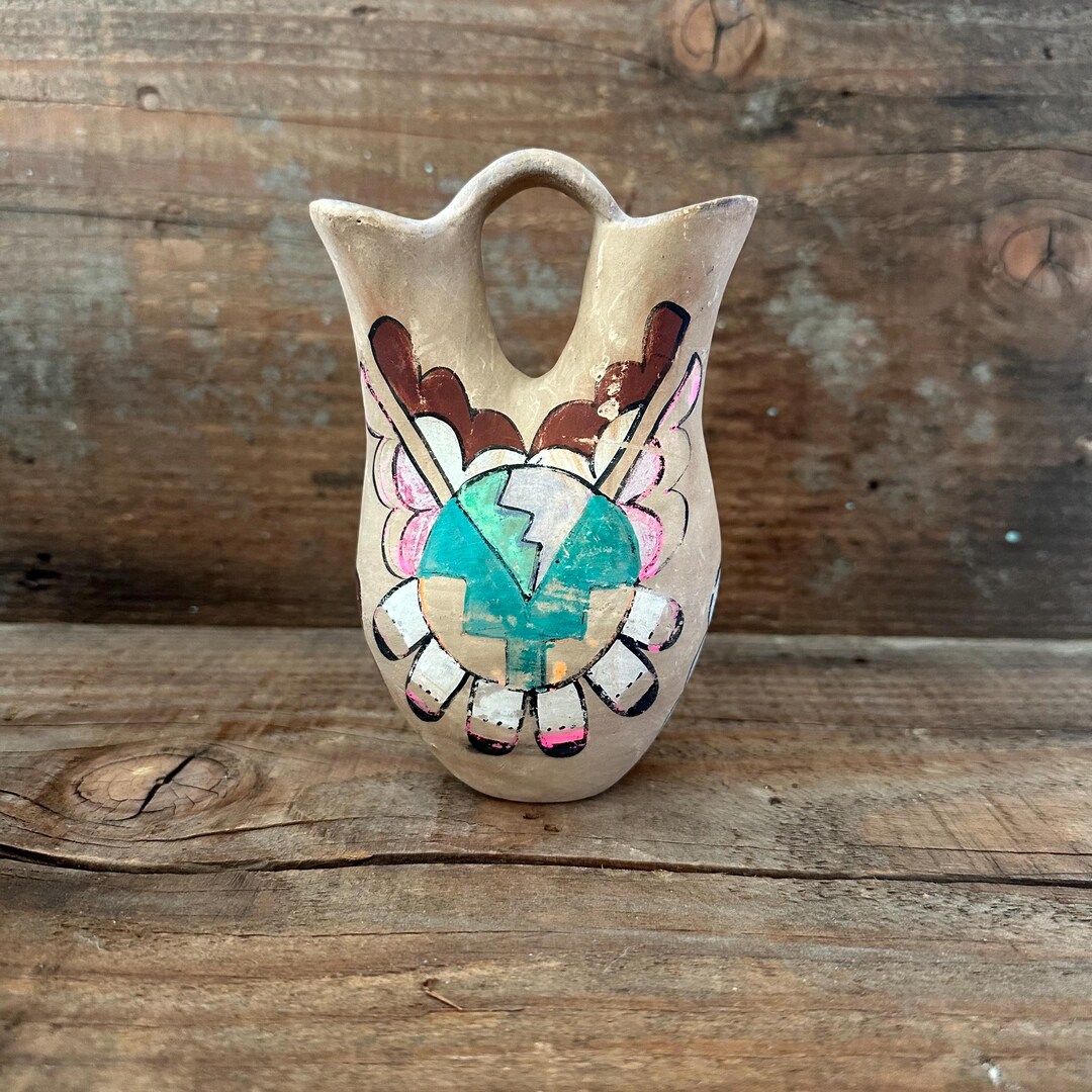Small Handmade Pueblo Pottery Wedding Vase: Southwestern Decor - Etsy