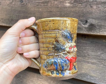 Labyrinth Worm Mug - Etsy