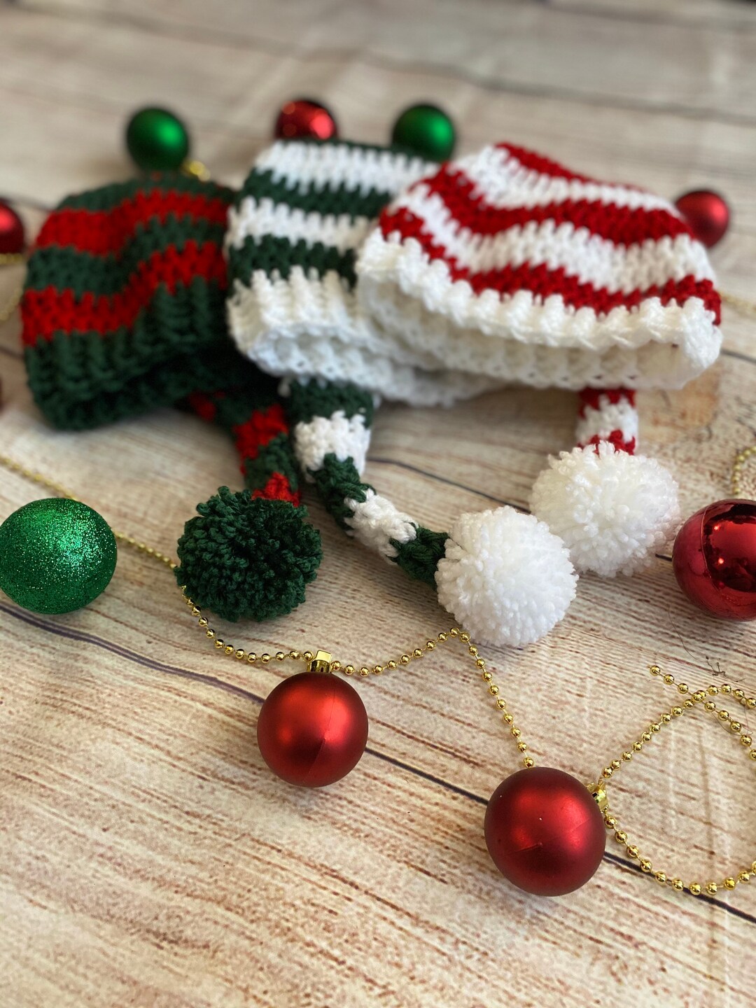 Crochet Christmas Stocking Caps Hat Baby to Adult Sizes - Etsy