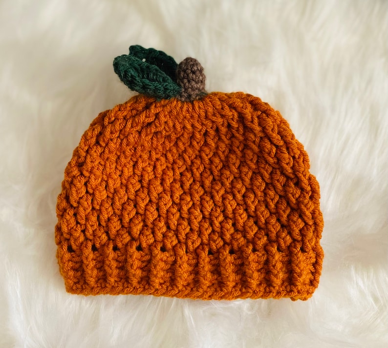 Pumpkin Hat/beanie Sizes Baby to Adult Made to Order - Etsy