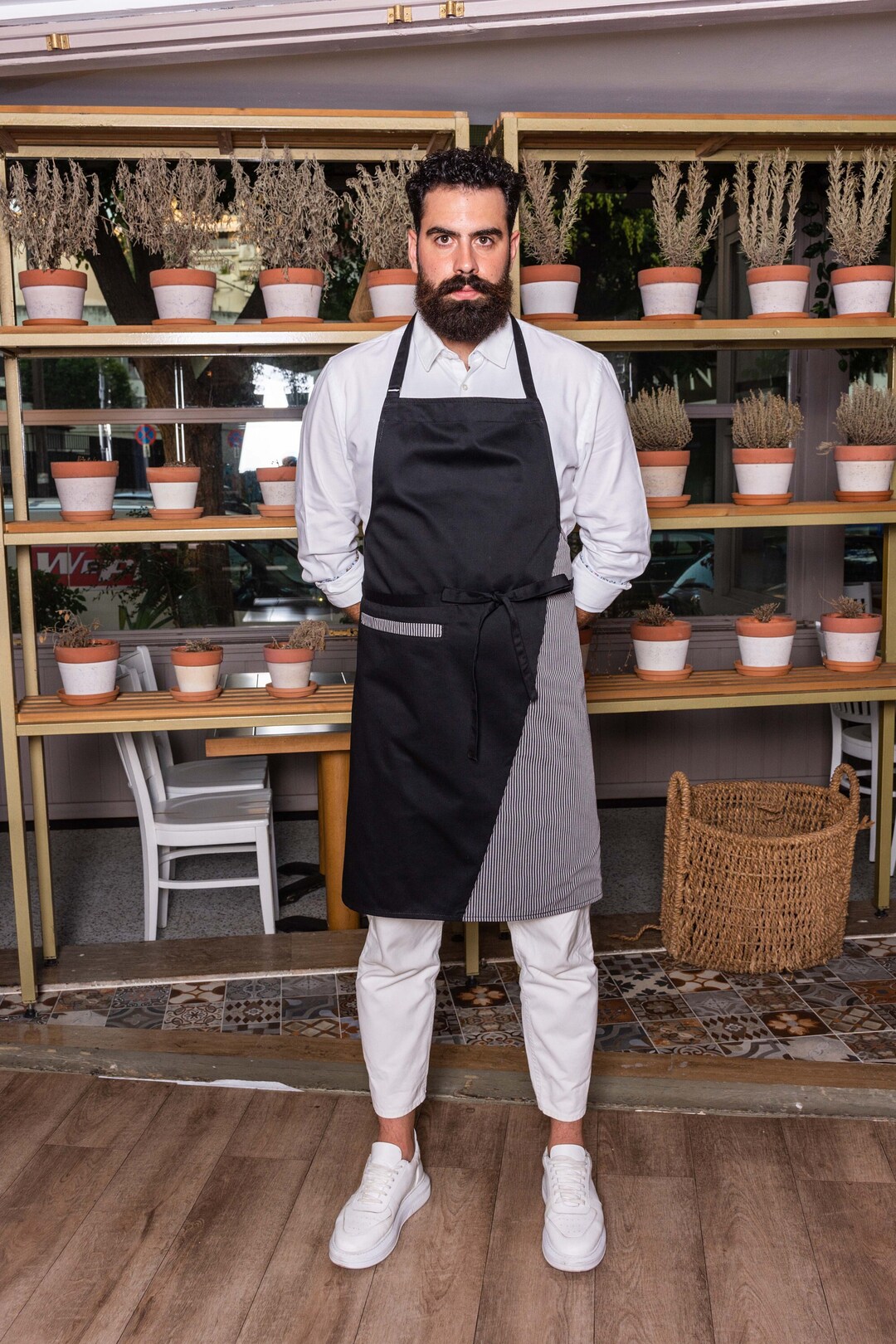 Black Aprons for Chef Pastry Chef Baker Bistro Cafe - Etsy
