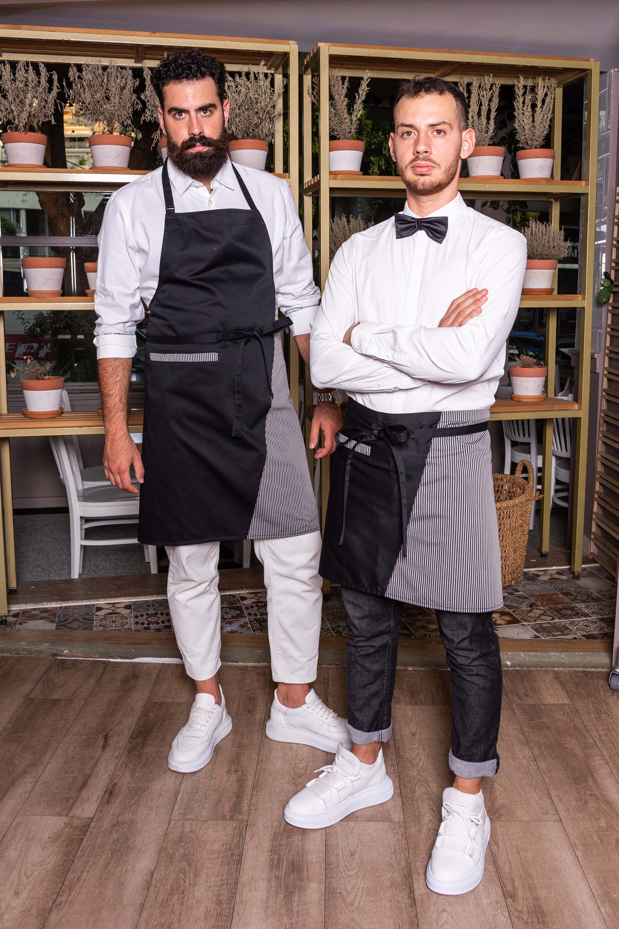 Black Aprons for Chef Pastry Chef Baker Bistro Cafe - Etsy