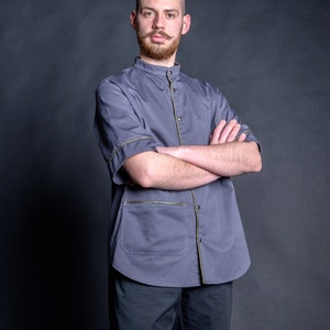 Barber Smock - Oldschool Style Barber Jacket the Most Stylish Barber ...