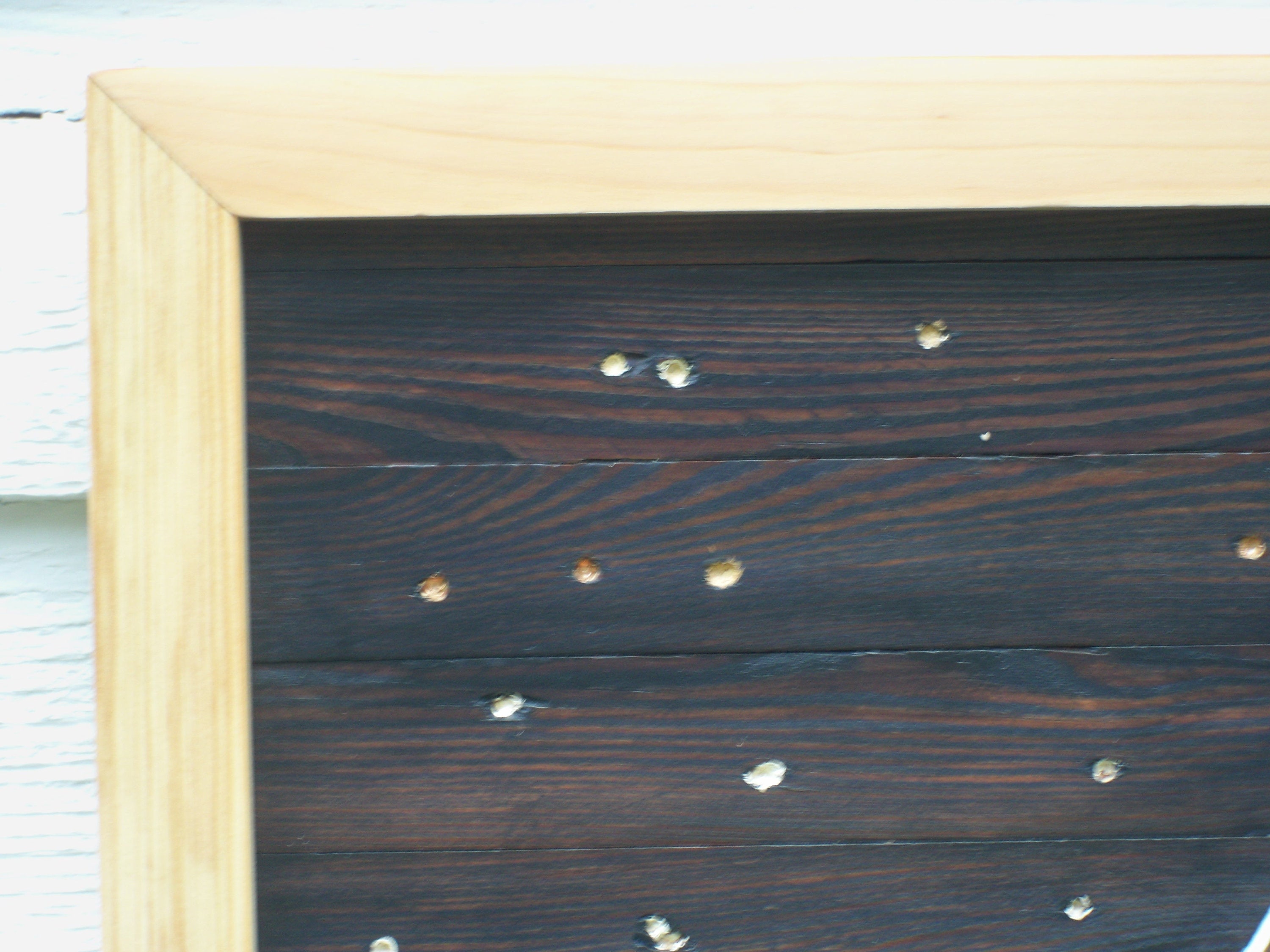 Starry Night, Winter Pine, Recycled Wood Art, Rustic, Wall Art ...