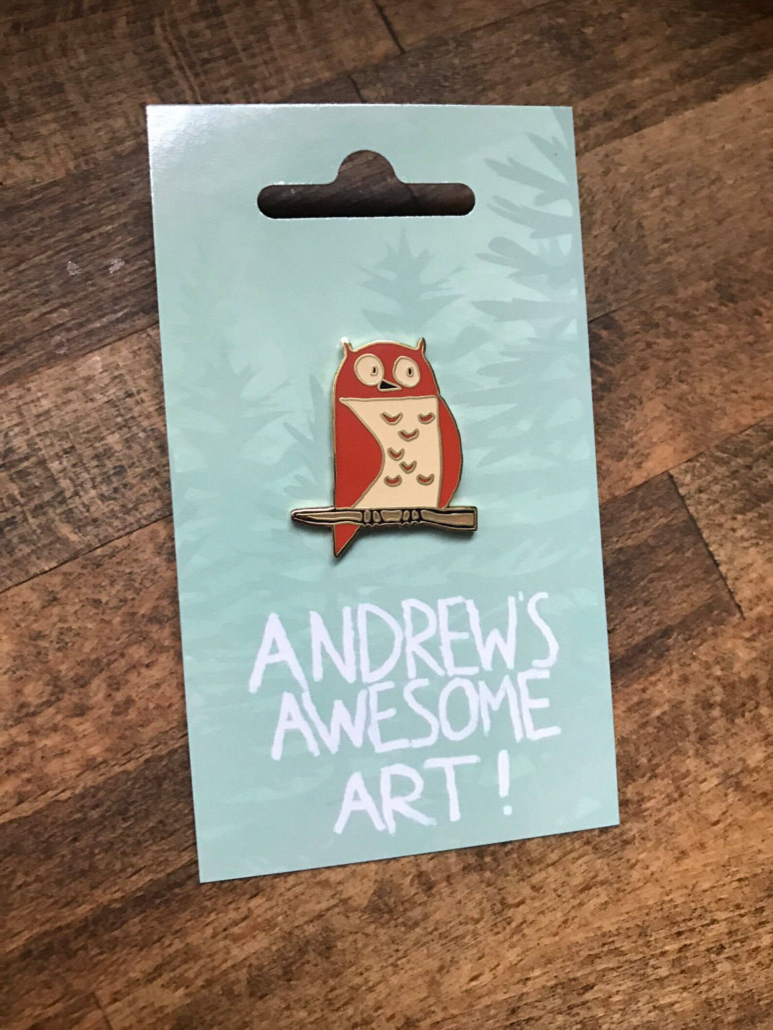 Red Bird Enamel Pin - Etsy