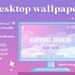 Game Over Pastel Desktop Wallpaper Background Retro Pixel - Etsy Canada