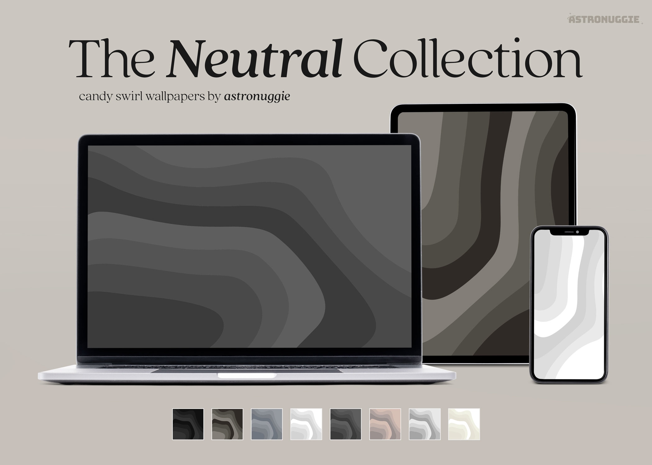 Neutral Desktop Wallpapers | Abstract Minimalist Computer/pc/macbook ...