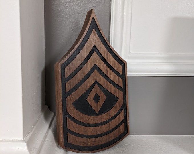 US Army First Sergeant (1SG) Rank Plaque - Etsy