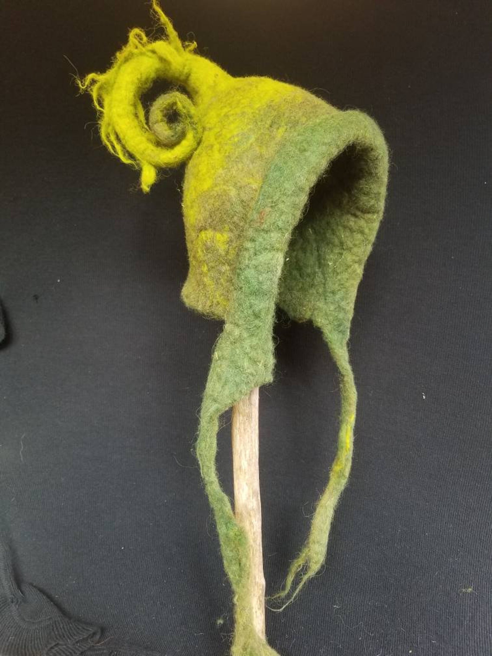 Felt Hat ~ Custom Hat, Cottagecore Witch Hat, Fairycore Clothing ...