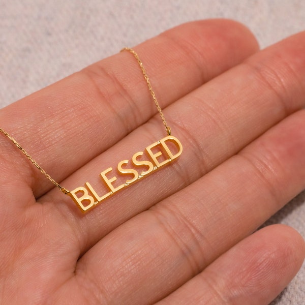 Blessed Necklace - Etsy