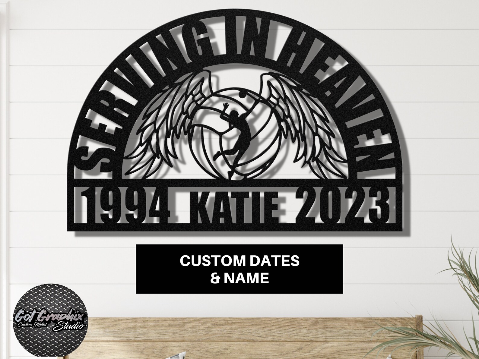 Custom Volleyball Player Memorial Sign Personalized Sports - Etsy