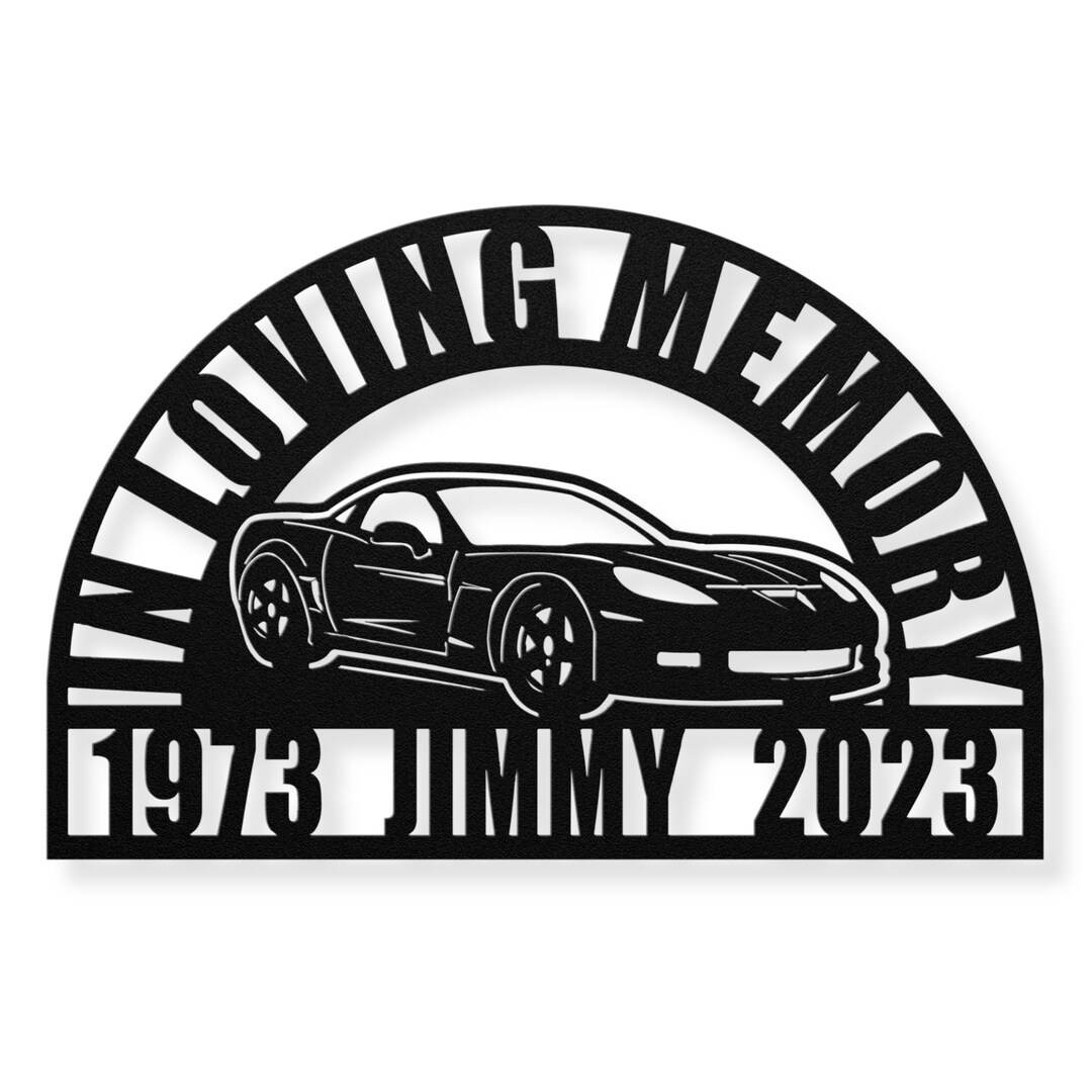 ZR1 Corvette Car Memorial Gift for Loss of Dad Chevy Corvette Sympathy ...