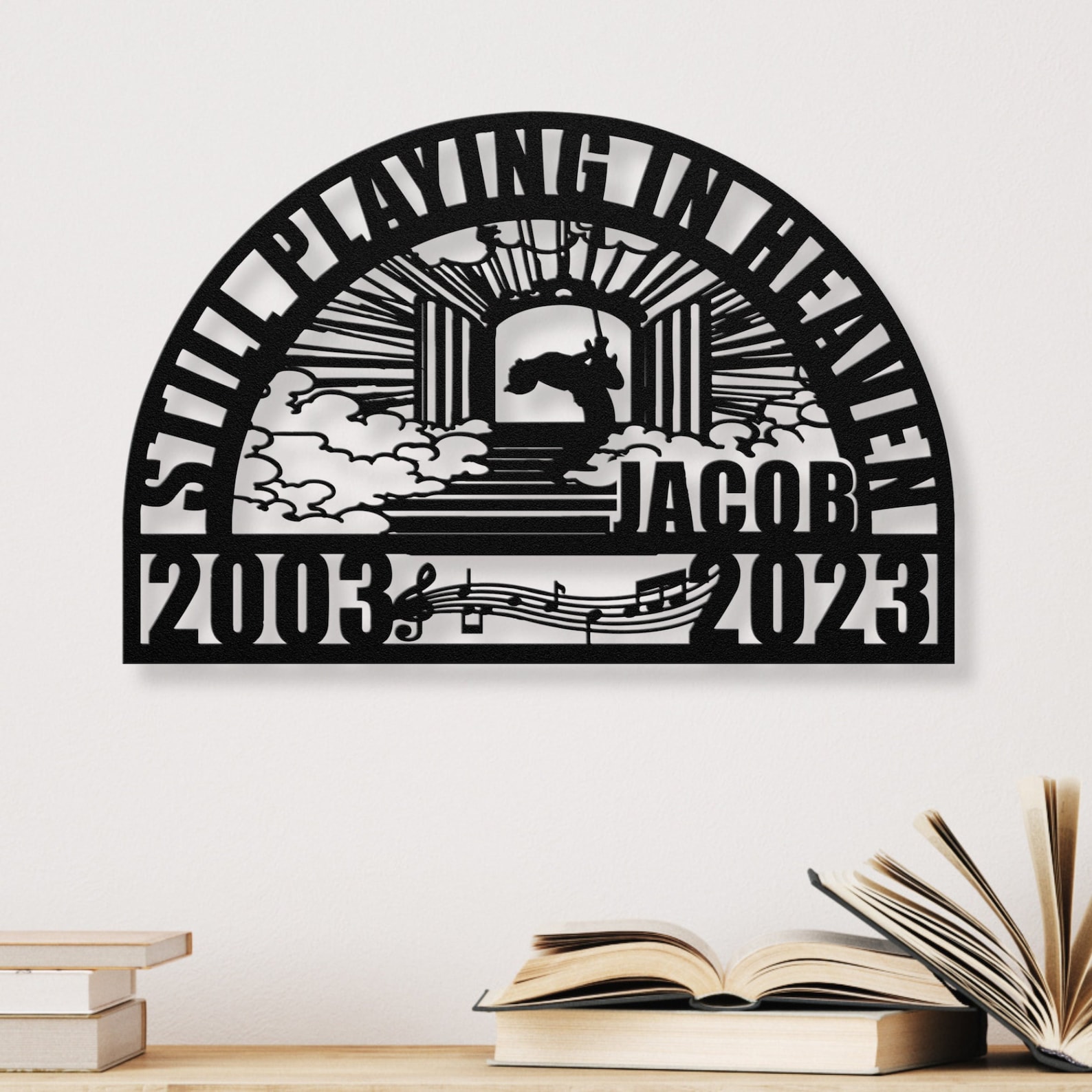 Guitar Memorial Gift for Loss of Loved One, Loss of Father Gift, in ...