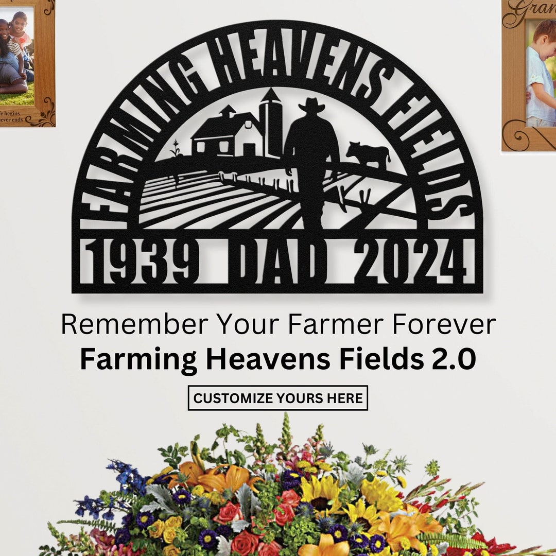 Personalized Farmer Memorial Gift Perfect Sympathy Gift for the Loss of ...