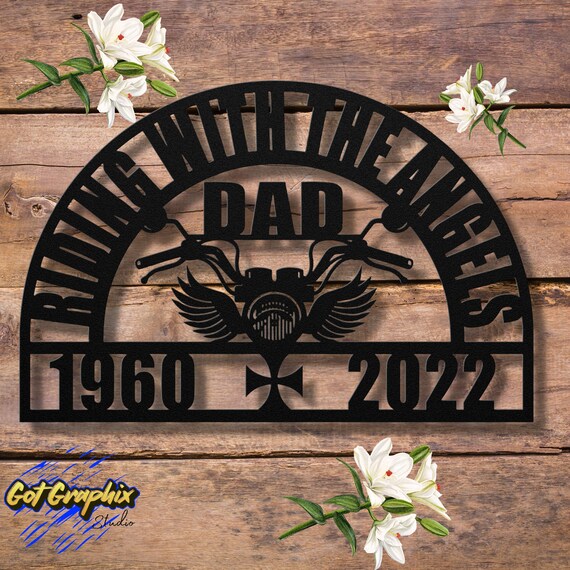 Motorcycle Sympathy Gift Loss of Father Gift Dad Bereavement - Etsy