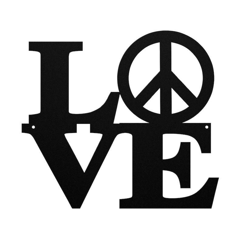 Love Metal Sign - Etsy