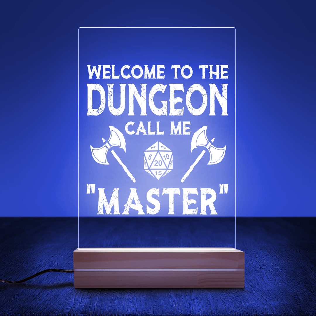Dungeons and Dragons Night Light, Dungeon Master Illuminated Nightstand ...