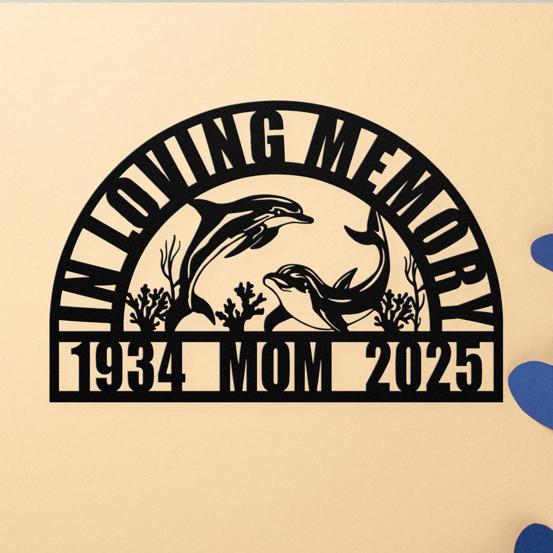 Dancing Dolphin Memorial Sympathy Gift - Etsy
