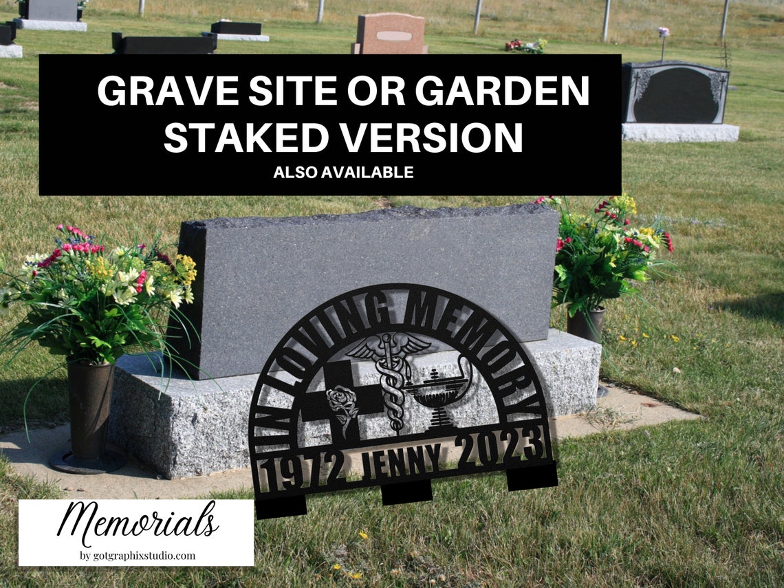 Nightingale Nurse Tribute Memorial Sign RN Nurse Sympathy - Etsy