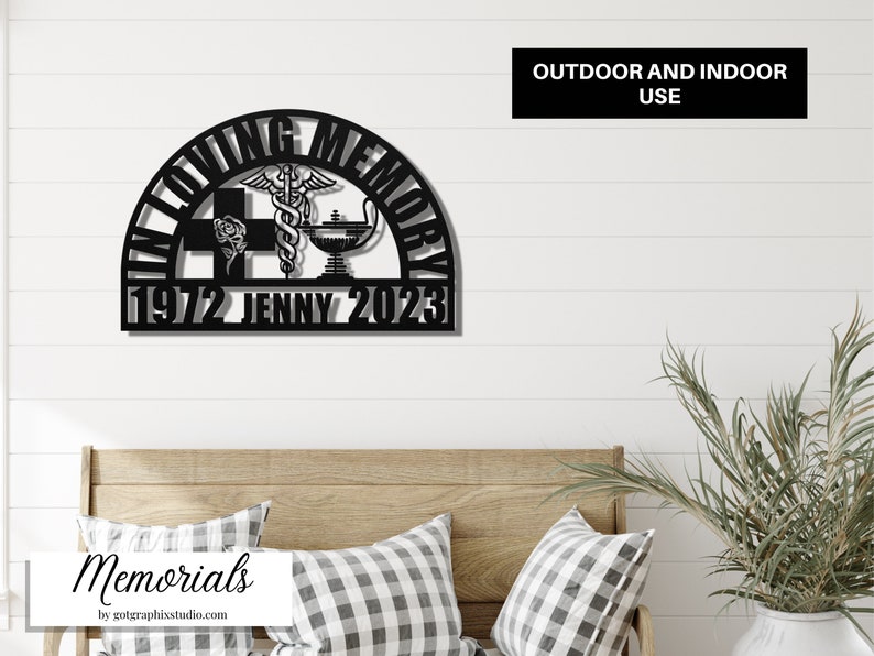 Nightingale Nurse Tribute Memorial Sign RN Nurse Sympathy - Etsy