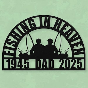Fishing Memorial Gifts Father Son Fishermen Sympathy Gift Best Friend ...