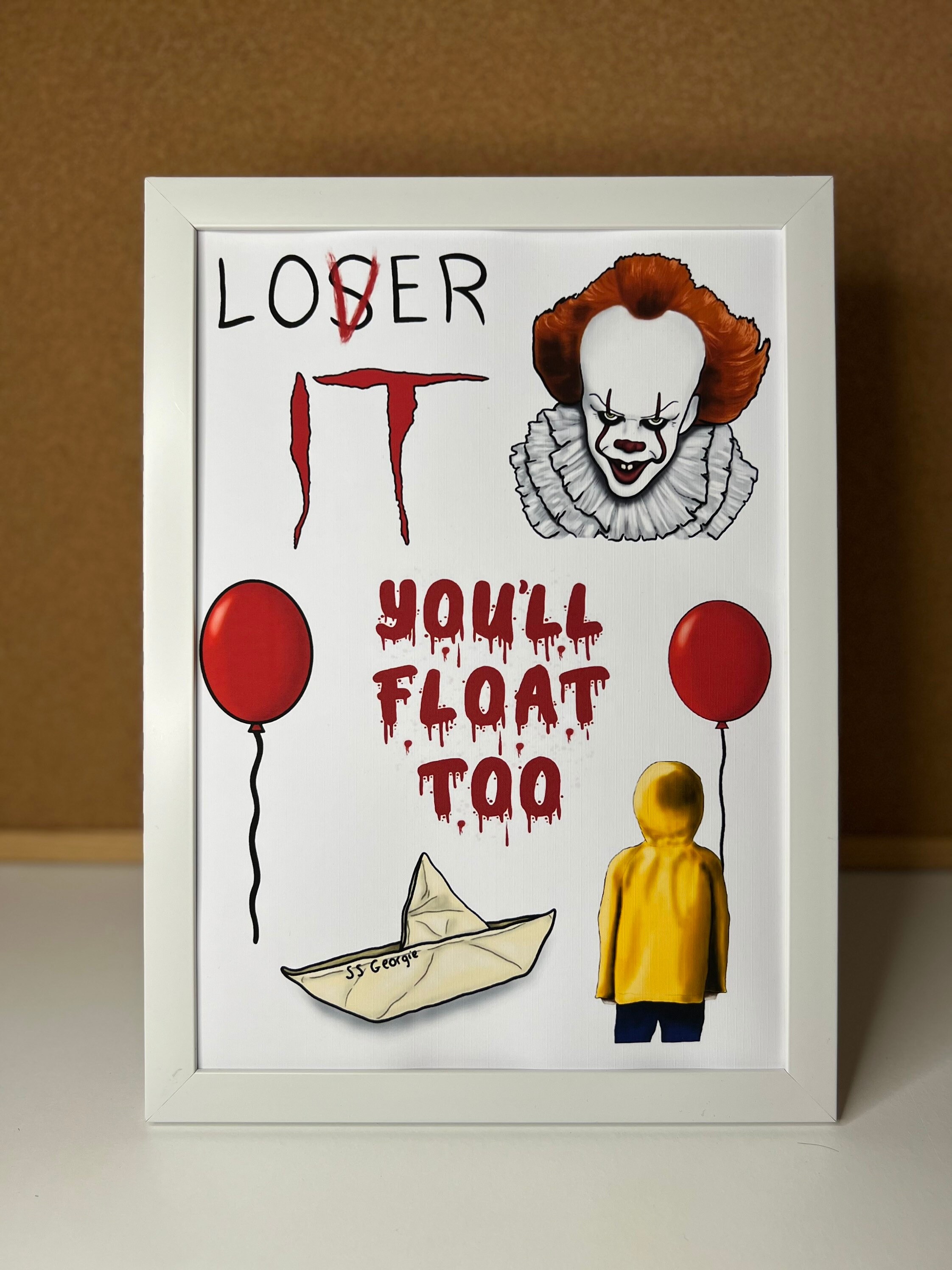 IT Pennywise Tattoo Flash Sheet A4 Print Stephen King - Etsy